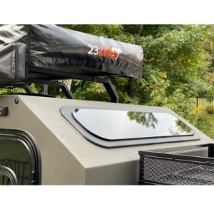 Premium Frameless RV Window 45" Wide x 9" Tall with Trim - Vintage ...