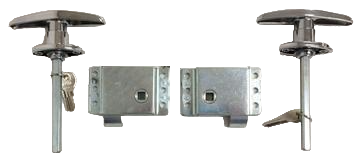 Rear Double "T" Slam Latch Kit for Galley Door - Vintage Technologies